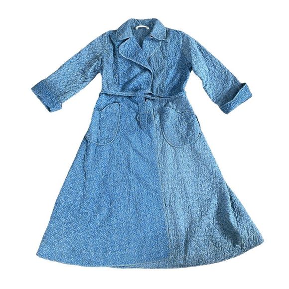 Vintage | Intimates & Sleepwear | Vintage Handmade Quilted Robe House ...